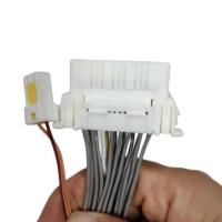China OEM Electronic Wire 1 to 2 Extension OBD Cable Easy to Plug Automobile Extension One Split Two OBD Wiri for sale