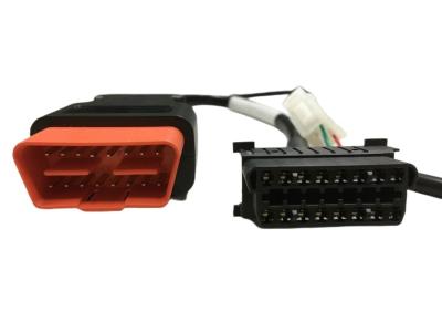 China Customize Wiring Harness Car Maintenance 2 Male to 1 Female BMW 16 Pin OBD Cable for sale