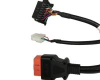 China Customize Wiring Harness Car Maintenance 2 Male to 1 Female BMW 16 Pin OBD Cable for sale