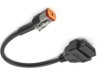 China 16 Pin Connector Extension Cable Wiring Harness Connector Car OBD Wire Harness for sale