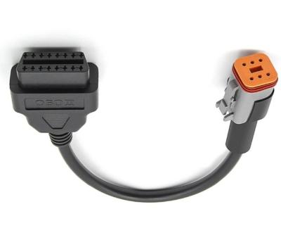 China FCC Compatible 6 Pin Connector Truck Wiring Harness OBD Wire Harness for sale