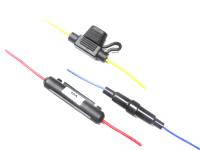 China Electronics In Line Automotive Fuse Holder 300V For Glass Fuse for sale
