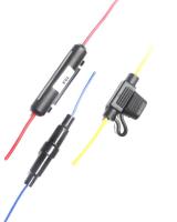 China Electronics In Line Automotive Fuse Holder 300V For Glass Fuse for sale
