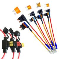 China 12V Custom Wire Harness Adapter Car Automotive Fuse Connector for sale