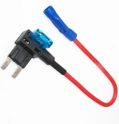 China Automotive Custom Wire Harness Mini Blade Fuse Add-A-Circuit Fuse Tap Adapter 12V for sale