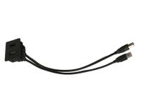 China FCC Dual USB Cable Extension Latch Mount Mitsubishi For Car for sale