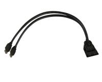 China FCC Dual USB Cable Extension Latch Mount Mitsubishi For Car for sale