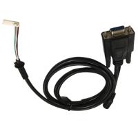 China Round Cable Wire Harnesses 2.54mm 4 Pin To DB9 Female RS232 To HMI for sale