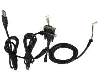 China Round Cable Wire Harnesses 2.54mm 4 Pin To DB9 Female RS232 To HMI for sale
