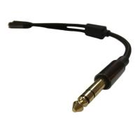 China 1 / 4 Inch Headphone Splitter Cable Assembly 2 Female To 1 Male Audio Cable for sale