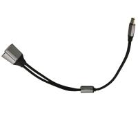 China 3m Cable Wire Harnesses Assembly 1 Type C To 2 USB 2 In 1 USB Cable for sale