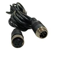China Custom M12 6 Core Male to Female Sensor Wire Harness Video Camera Extension Cable for sale