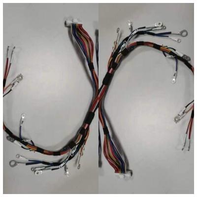 China Industrial Robot Wiring Harness with 105ºC Temperature Range and Brass Cuzn Shell Material for sale