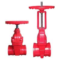 China Flange End OS&Y Fire Fighting Resilient Seal Gate Valve for sale