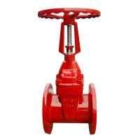 China Flange End OS&Y Fire Fighting Resilient Seal Gate Valve for sale