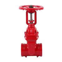China Flange End OS&Y Fire Fighting Resilient Seal Gate Valve for sale