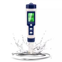China 5 in 1 Accuble Home Digital Pool Water Quality Tester Kit Member Tds Meter ph test Pen for sale