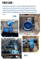 China Composite Exhaust Valve Cut off Electric Exhaust Cutout Valve for sale