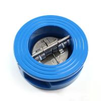 China Wafer Dou Disc Axial Check Valve 4 in Stainless Steel Check Valve for sale