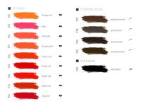 China Private Label Microblading Cosmetic Organic Semi Pigment Ink For Pmu Academy for sale