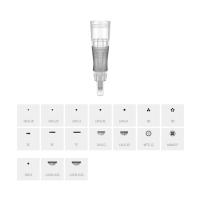 China 10Pcs Disposable Sterilized Tattoo Needle For Lip PMU Gun Semi Permanent Makeup Machine for sale