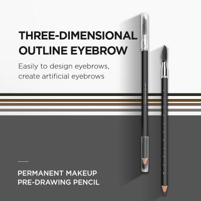 China Custom Private Permanent Makeup Tools Long Lasting Eyebrow Pencil for sale