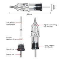 China Disposable Medical Standard Tattoo Cartridge Needle For Eyeliner Eyebrow for sale