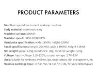 China Famisoo Factory OEM Custom Scalp Permanent Makeup Micro Eyebrows Tattoo Machine microblading kit for eyebrow embroidery for sale