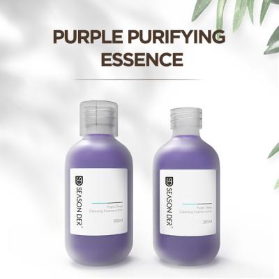 China OEM Purple Purifying Essence For Skin Cleansing Before Practice Eyebrow Cuticle Cleaning Solution for sale