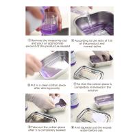 China OEM Purple Purifying Essence For Skin Cleansing Before Practice Eyebrow Cuticle Cleaning Solution for sale