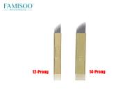 China Copper Wrapped Microblading Needles / Microblading Eyebrow Shading Blades for sale