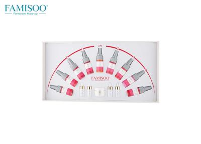 China 14pcs Famisoo Tattoo Color Ink Sets , Tattoo Pigment Microblading Ink Kits for sale
