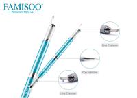 China Blue Color Manual Eyebrow Tattoo Pen Stainless Steel , Microblading Tattoo Pen for sale