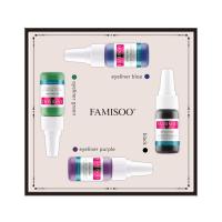 China Famisoo Pure Plant Permanent Makeup Tattoo Ink Sets For 3D Eyebrow for sale