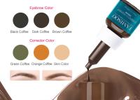 China 6 Colors Permanent Makeup Eyebrow Tattoo Ink Non Toxic High Concentration for sale