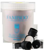 China Black Plastic Tattoo Ink Rings Cup For Holding , Cosmetic Tattoo Ink Supplies for sale
