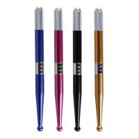 China Stainless Steel Microblading Disposable Tool Pen For Eyebrow Lines Operating for sale
