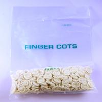 China Rubber Disposable Finger Cots Covers , Single Finger Latex Gloves For Operation for sale