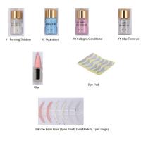 China Permanent Makeup Wave Curling Eyelash Perm Kit With Silicone Lash Rods for sale