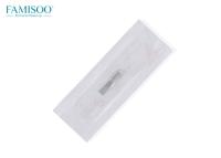 China Flat / Round Eyebrow Tattoo Microblading Needles 14 Pin For Manual Makeup Pen for sale