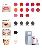 China 19 Colors Micro Pigment Ink Liquid For Lips / Eyebrow / Eyeliner / Tattoo for sale