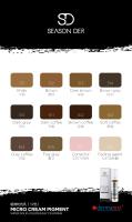 China 10ml Permanent Makeup Pigments Mirco Cream Ink For Lips / Eyeliner 12 Colors for sale