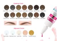 China Long Lasting Permanent Makeup Pigments , Lips / Eyeliner / Eyebrow Tattoo Ink  for sale
