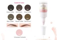 China Eco Friendly 15 ml Permanent Makeup Pigments For Lips / Eyebrow / Eyeliner / Body for sale