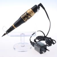 China Multifunctional Semi Permanent Makeup Pen , Gold Digital Eyebrow Tattoo Gun for sale