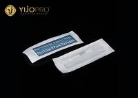 China Stainless Steel Tattoo Needles For Eyebrow , 6F Flat Merlin Needles SIngle Use for sale