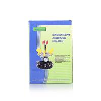 China Stainless Steel Tattoo Accessories Airbrush Holder Stand Clamp On Table Mounted for sale