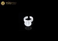 China Small Permanent Makeup Accessories Plastic Tattoo Ink Cap Holder Ring for sale