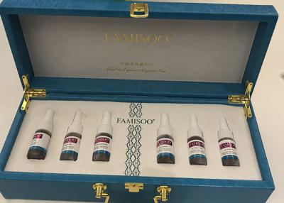 China OEM Permanent Makeup Kit Pure Organic Liquid Pigment 6 Colors 15ml / Bottle for sale