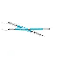 China Smart Manual Eyebrow Tattoo Pen With Sterile Disposable Needles Blue for sale